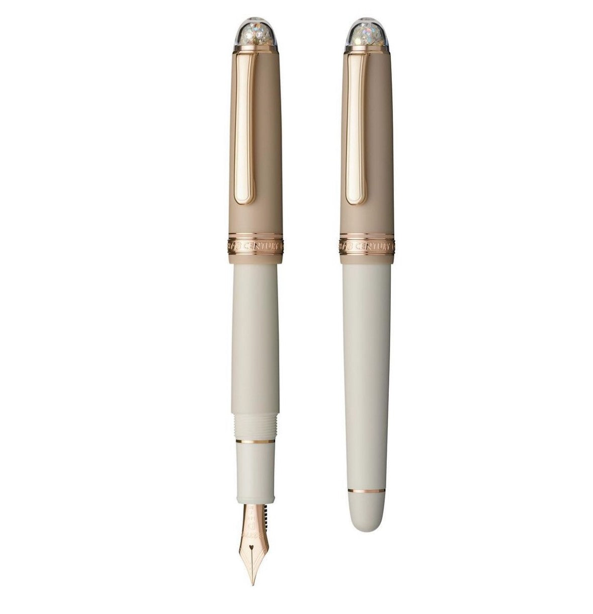 PLATINUM - #3776 Century Fountain Pen - Shape of Heart - Chai Latte – Buchan's Kerrisdale Stationery