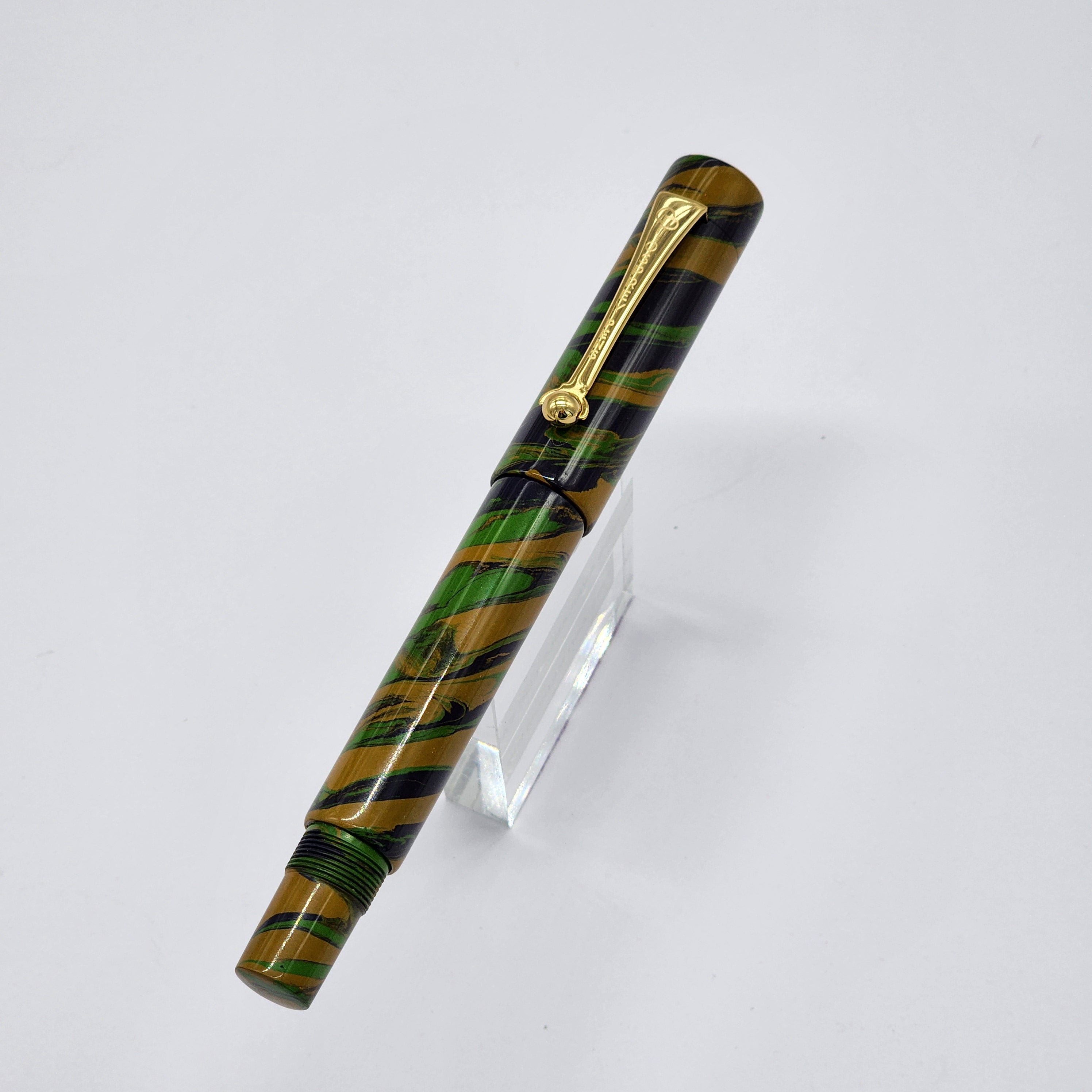 Osprey Pens - Milano Fountain Pen Body - Autumn Grove Ebonite (Nib Not ...