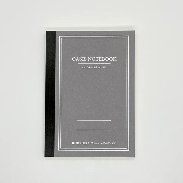 ProFolio - Oasis Notebook - Small - Grey – Buchan's Kerrisdale Stationery