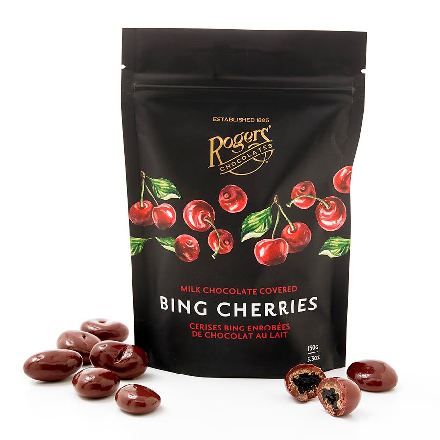 Rogers' Chocolates - Milk Chocolate Covered Bing Cherries - 150g ...