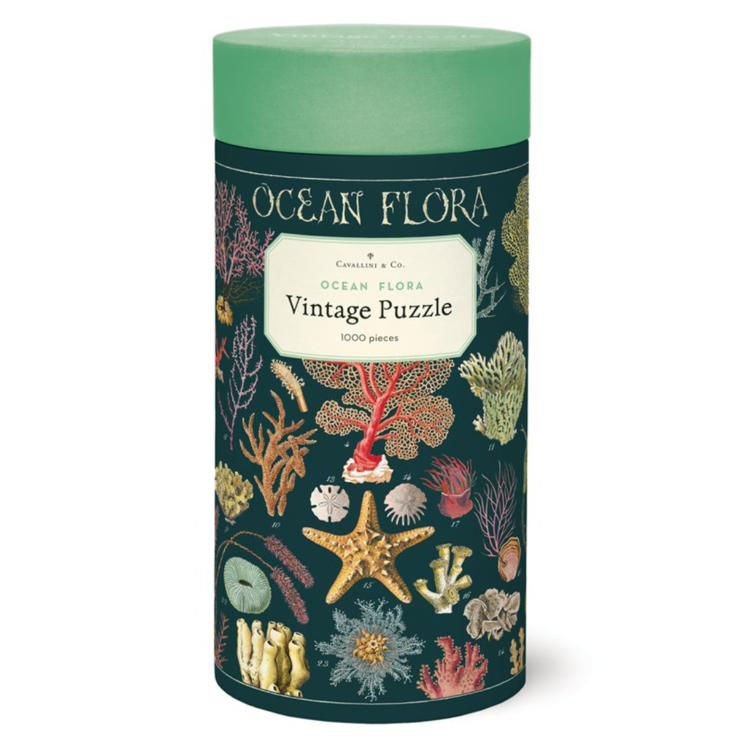 Cavallini & Co - Vintage Puzzle 1000 Pieces - Ocean Flora – Buchan's ...