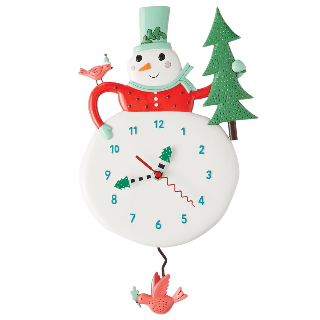Enesco - Allen Designs - Snowy Joy Clock – Buchan's Kerrisdale Stationery