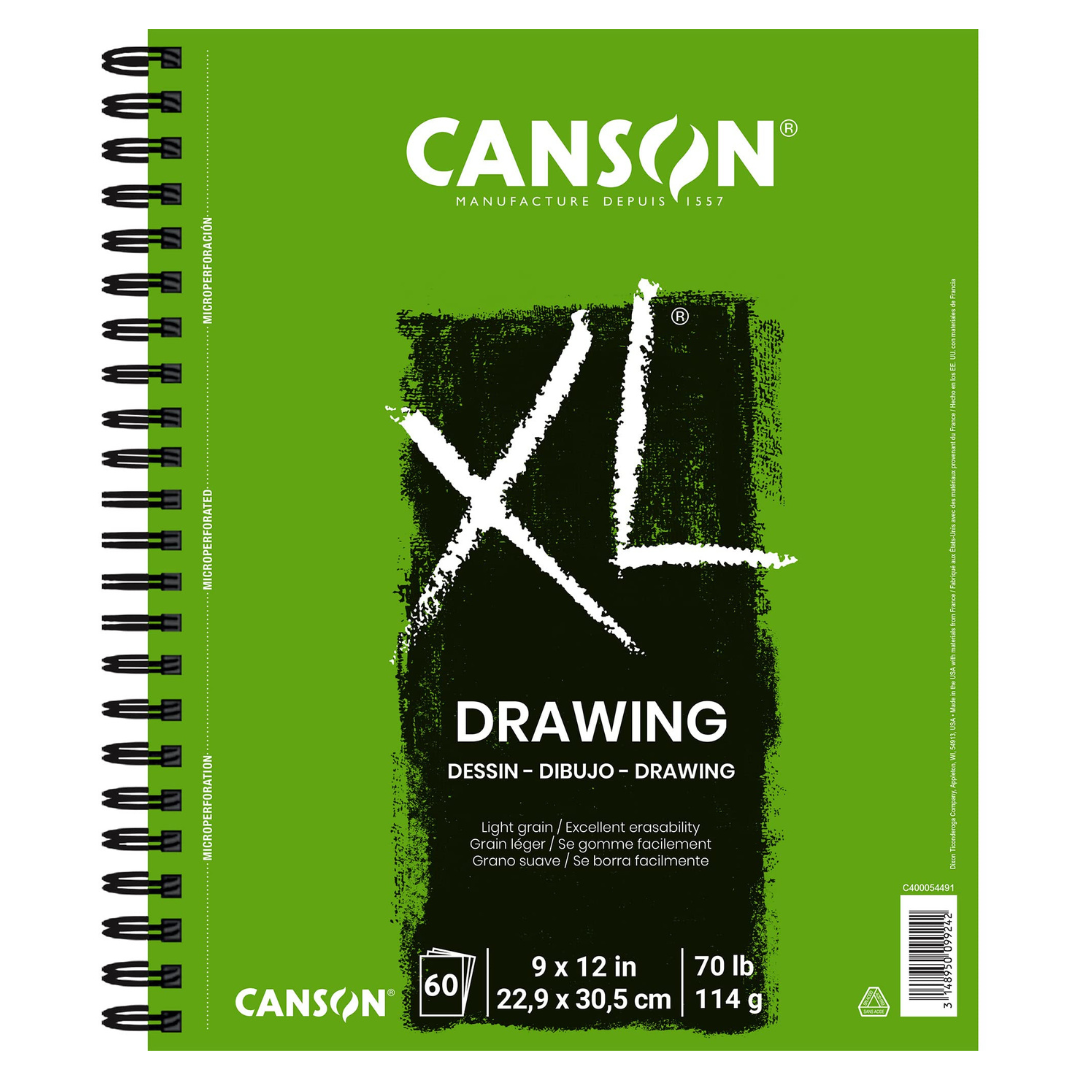 Canson - XL Drawing Notebook - 9" x 12" – Buchan's Kerrisdale Stationery